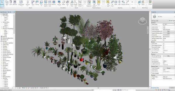 modelo 3d Familia de plantas Revit - TurboSquid 2258749