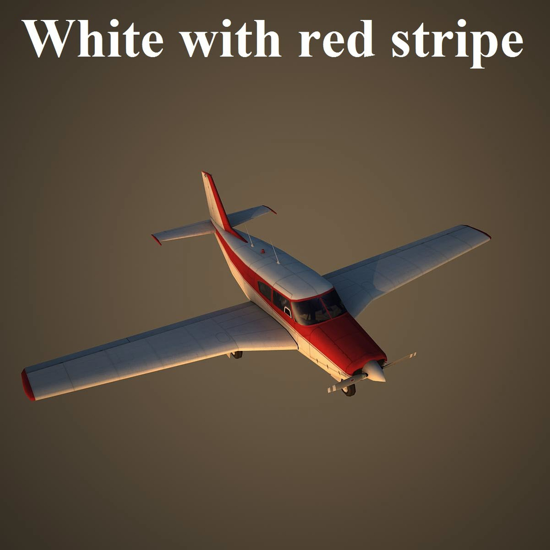 3ds Max Piper Comanche Low-poly