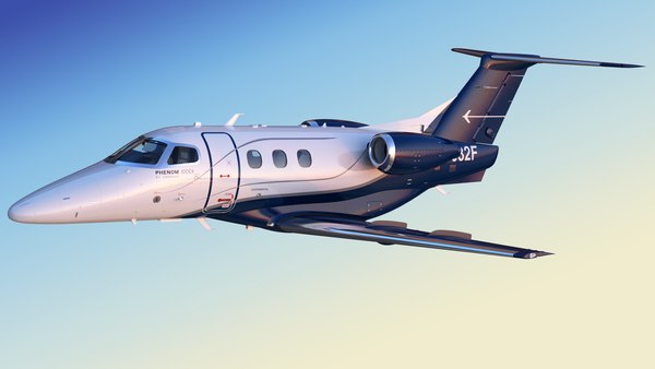 modelo 3d Jet ejecutivo ligero Embraer Phenom 100 EX - TurboSquid 2178024