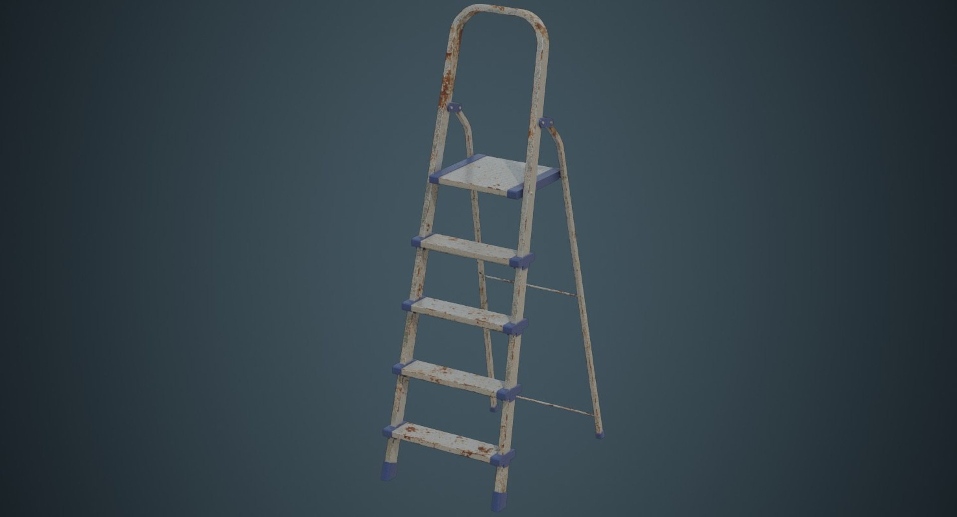 3D Step Ladder 4b - TurboSquid 1578853