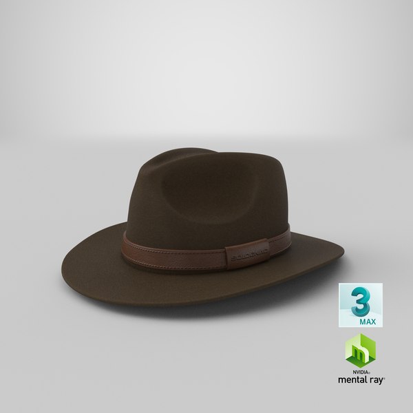 Realistic felt hunting hat 3D model - TurboSquid 1482931