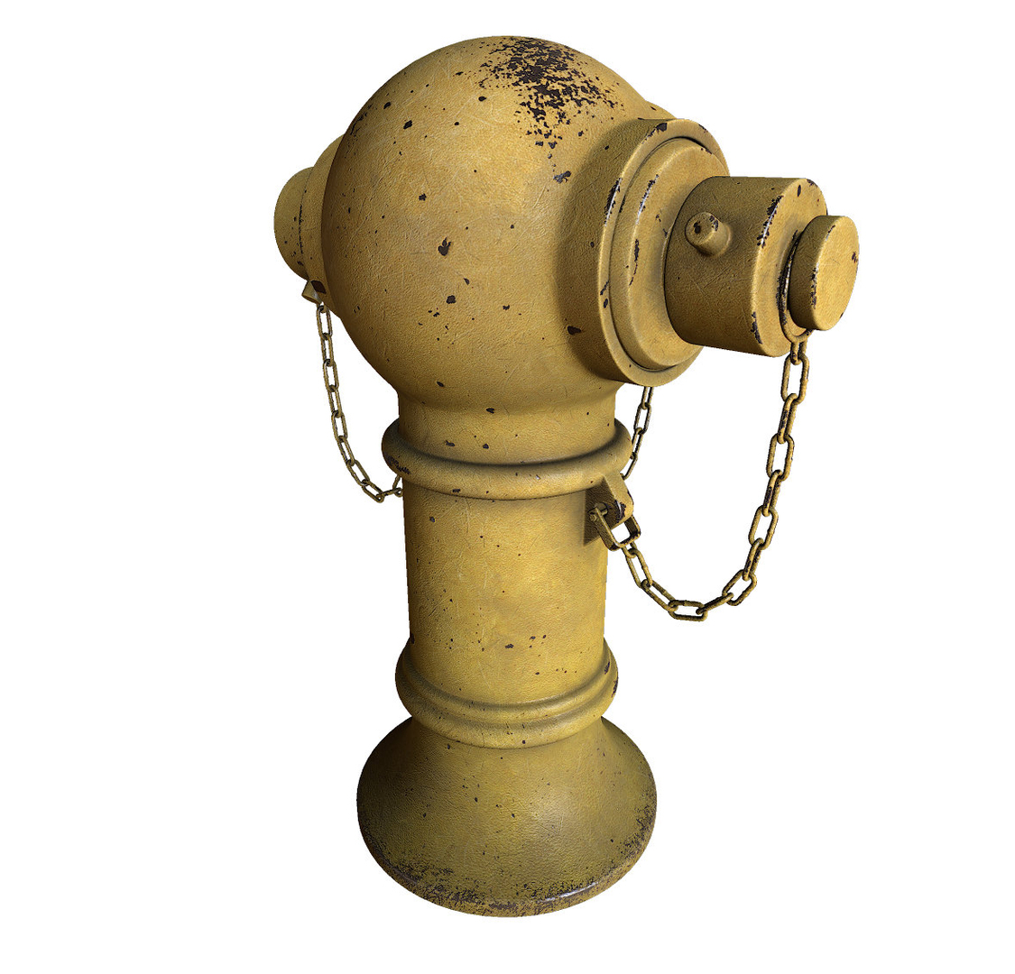 hong kong hydrant 3d model