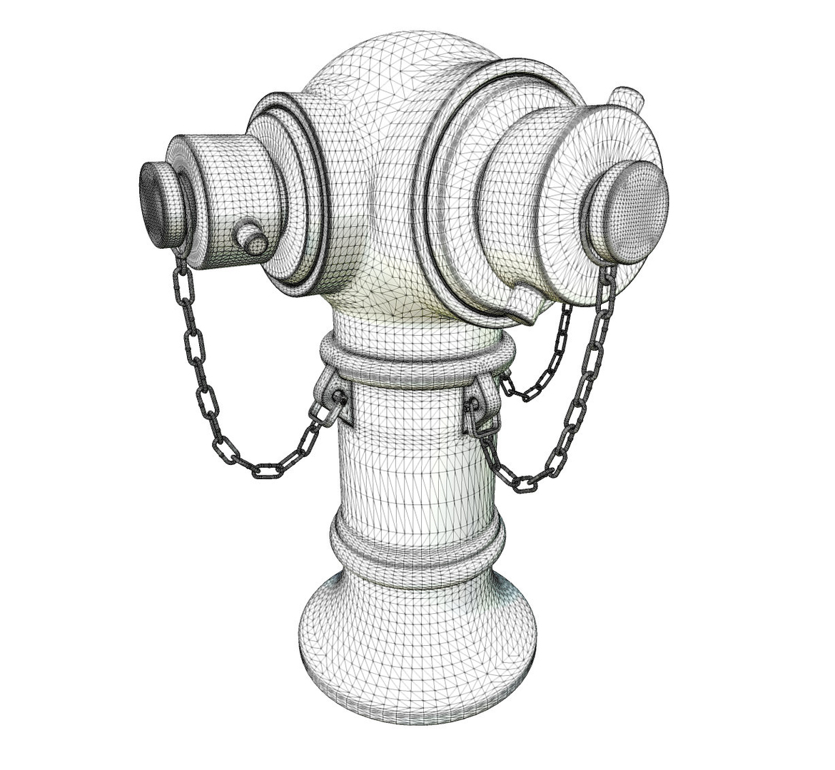 Hong Kong Hydrant 3d Model