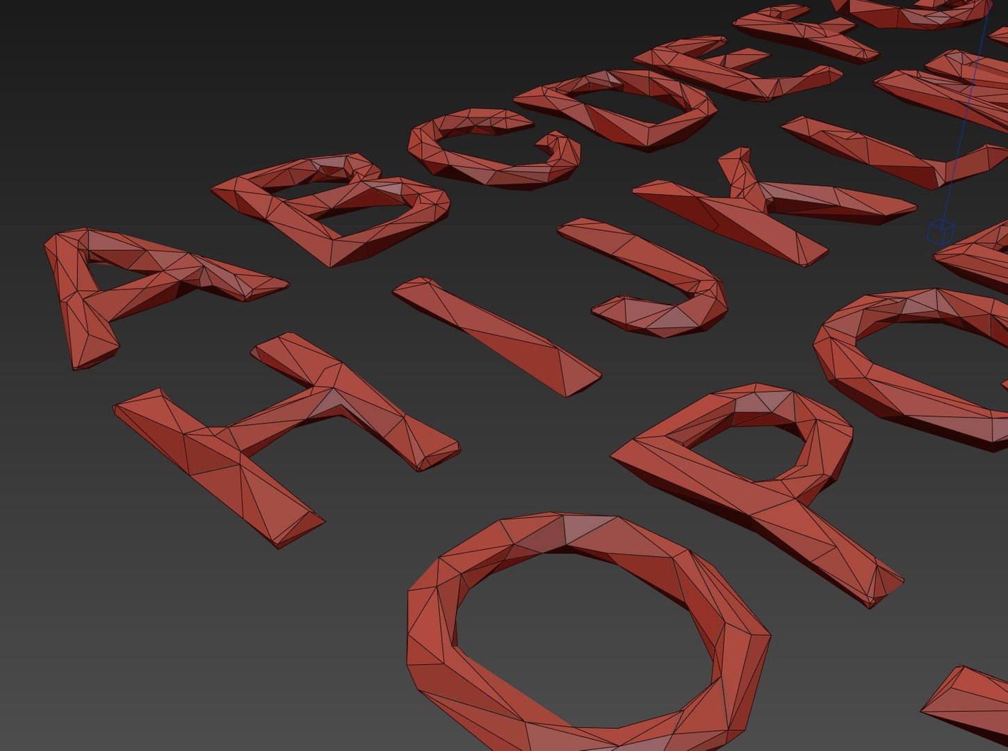 Alphabet 3d Model