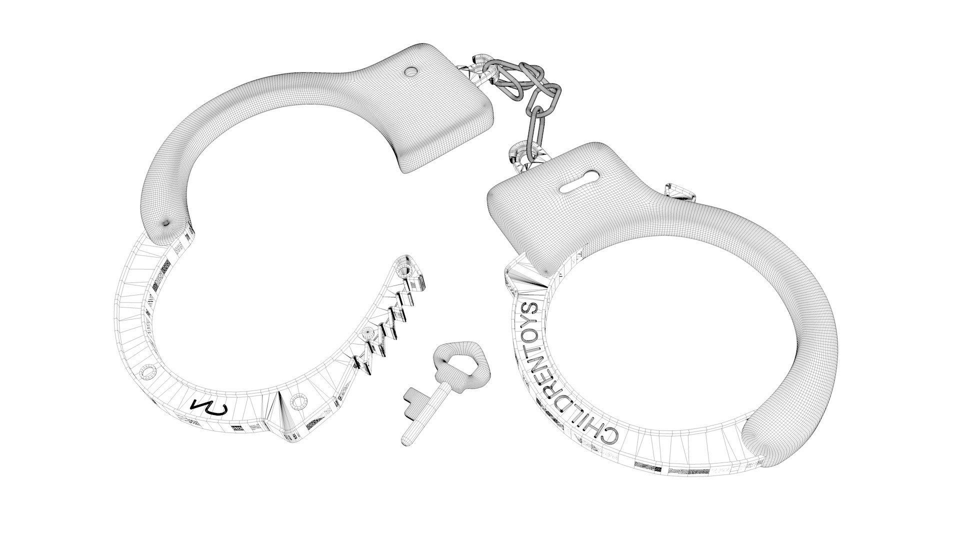 Handcuffs 3D model - TurboSquid 1955228
