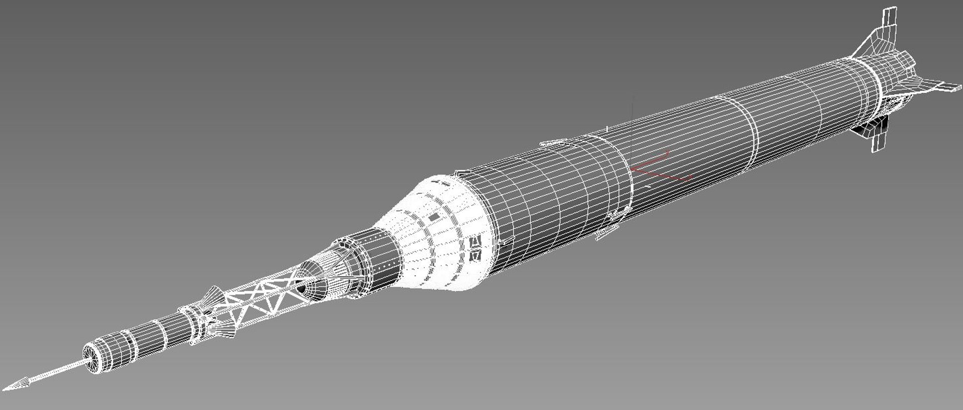 3D Model Mercury-redstone Mercury Space Redstone - TurboSquid 1304103