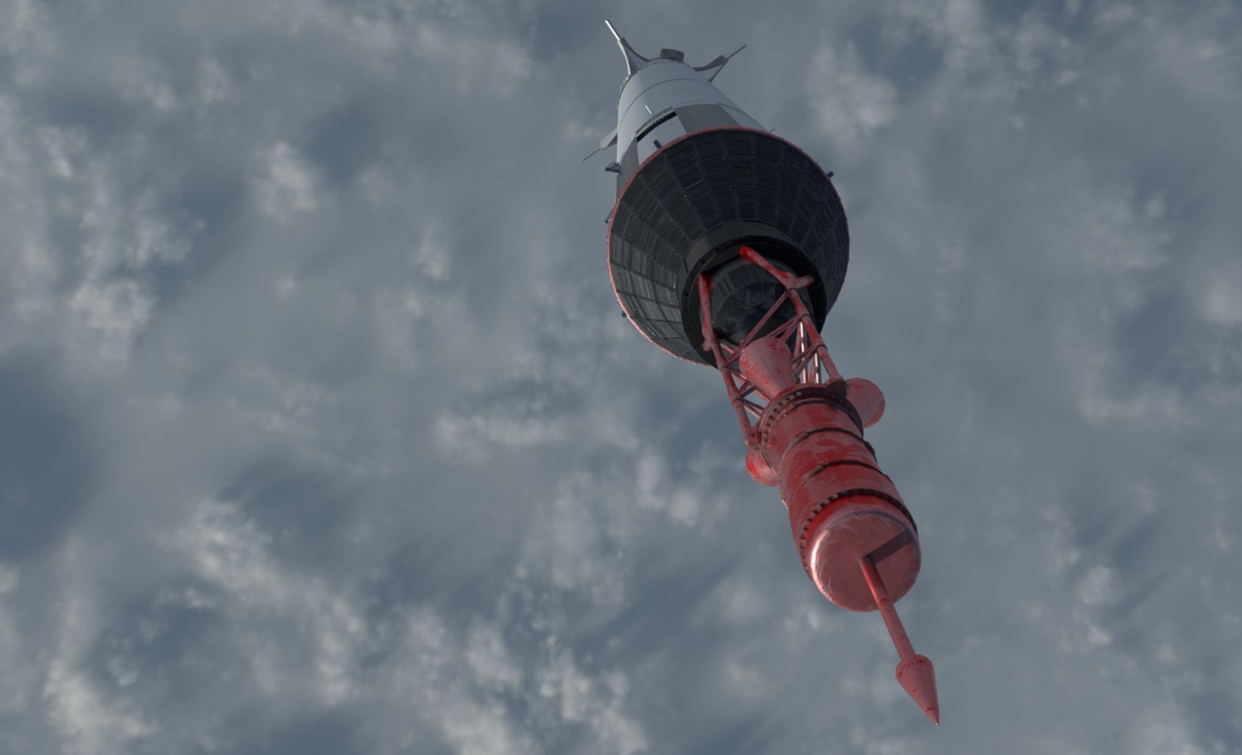 3D Model Mercury-redstone Mercury Space Redstone - TurboSquid 1304103