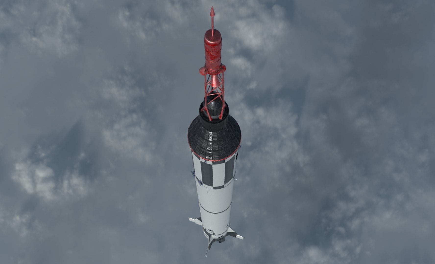 3D Model Mercury-redstone Mercury Space Redstone - TurboSquid 1304103