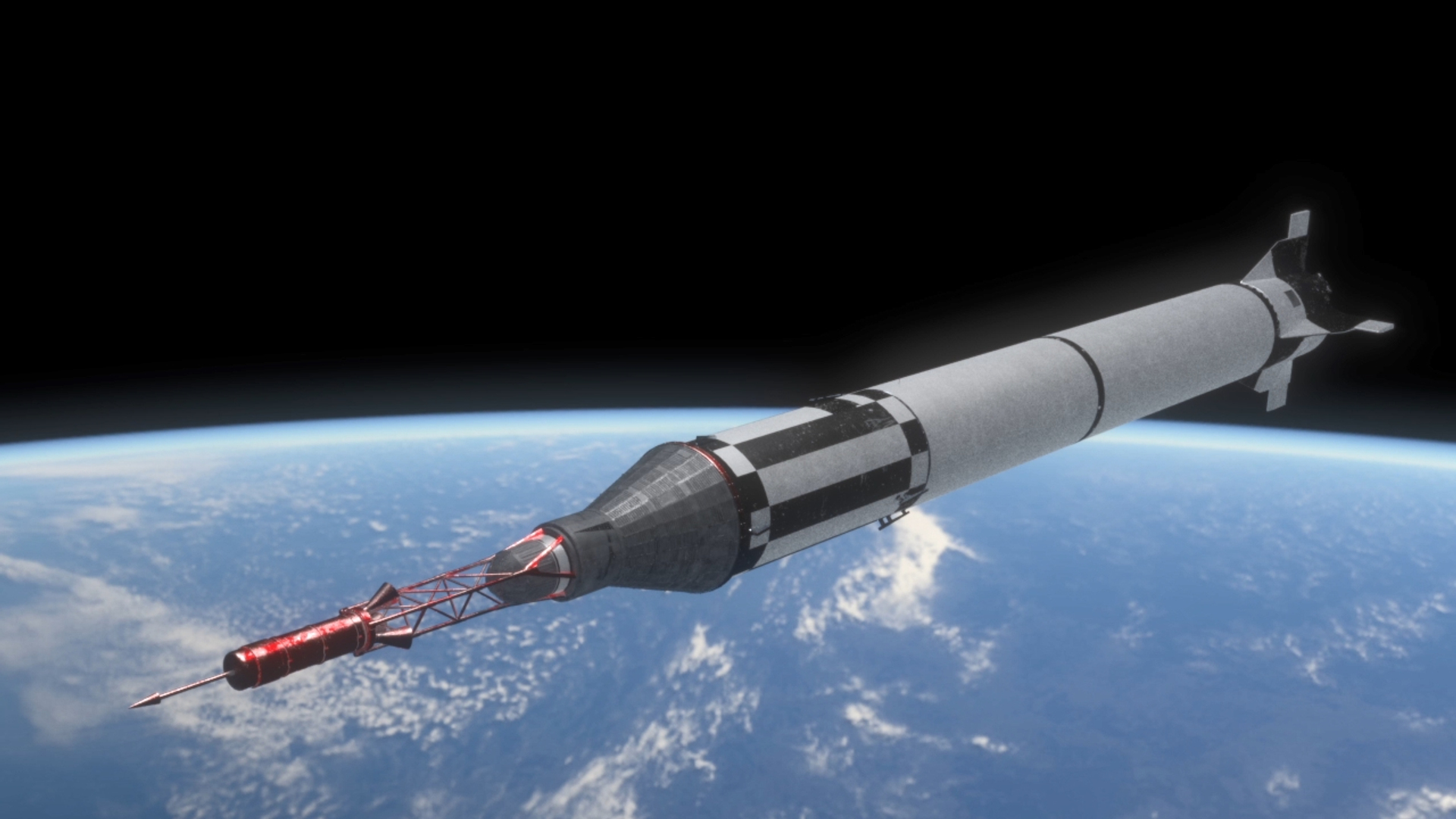 3D model mercury-redstone mercury space redstone - TurboSquid 1304103