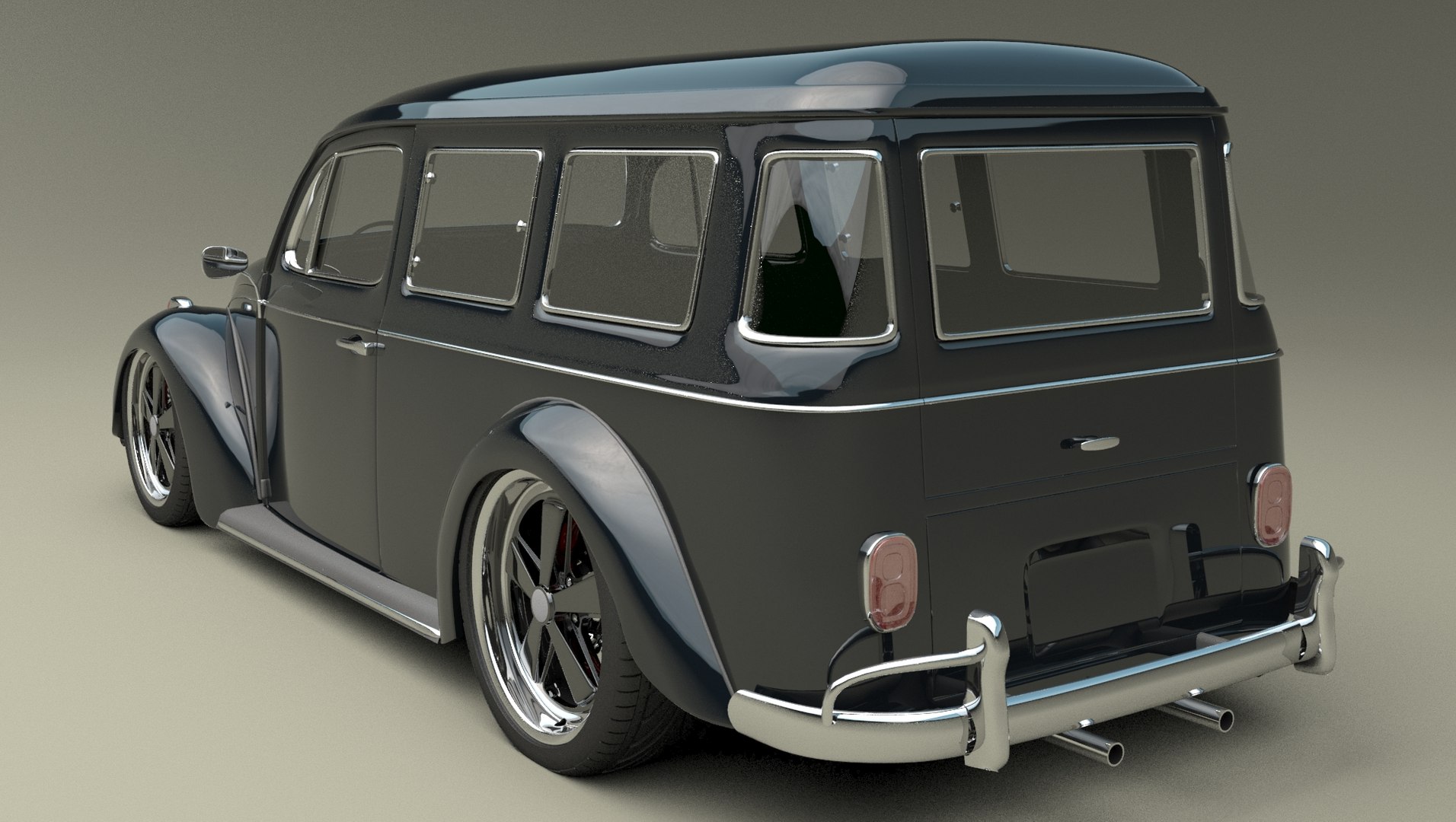 Bug Wagon Fusch 3D Model - TurboSquid 1671402