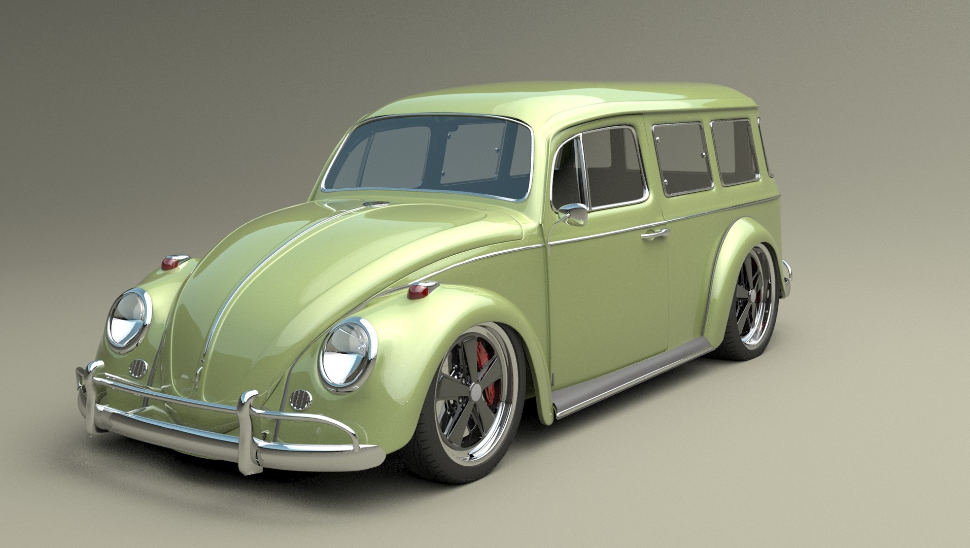 Bug Wagon Fusch 3D Model - TurboSquid 1671402