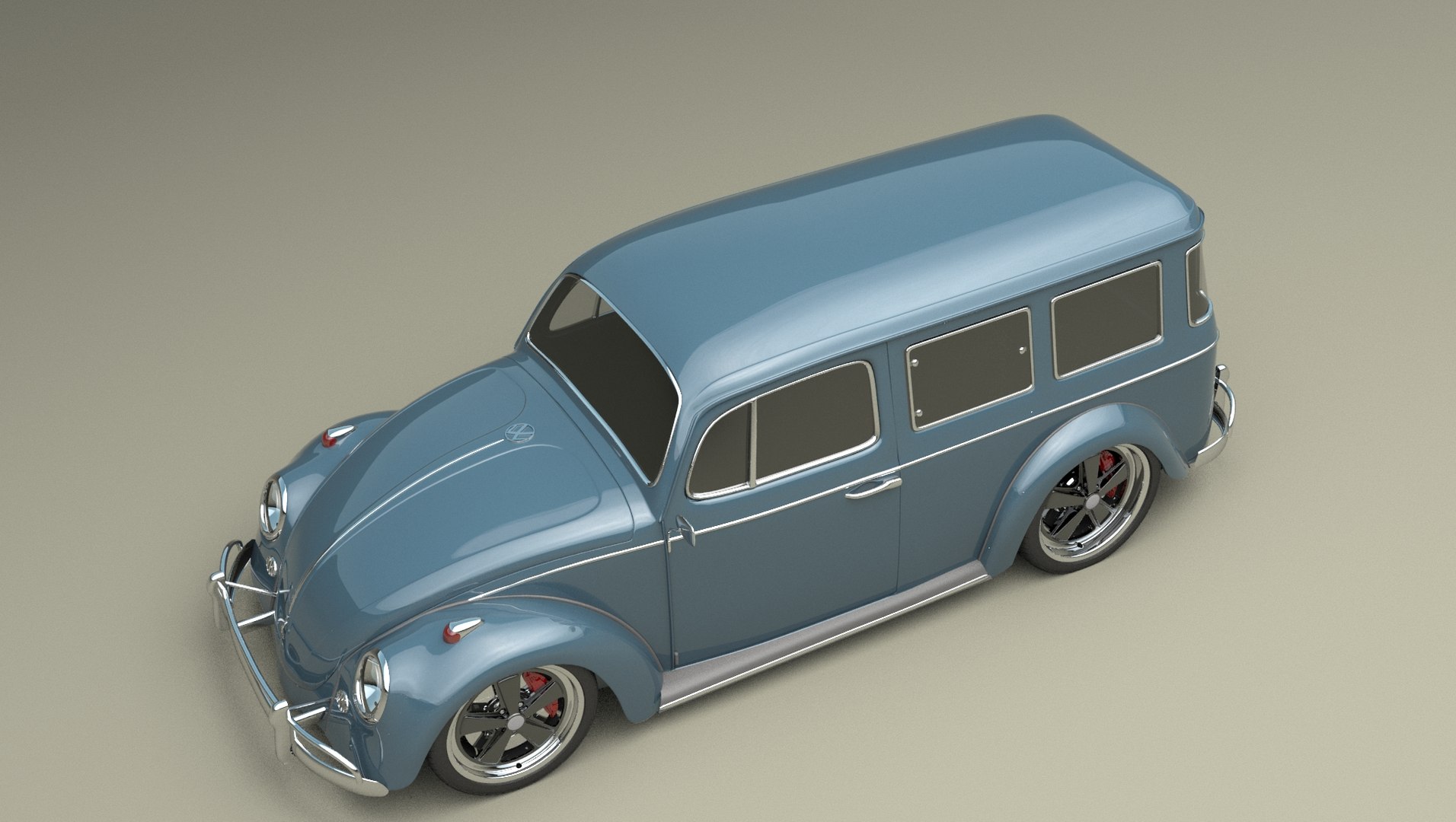 Bug Wagon Fusch 3D Model - TurboSquid 1671402