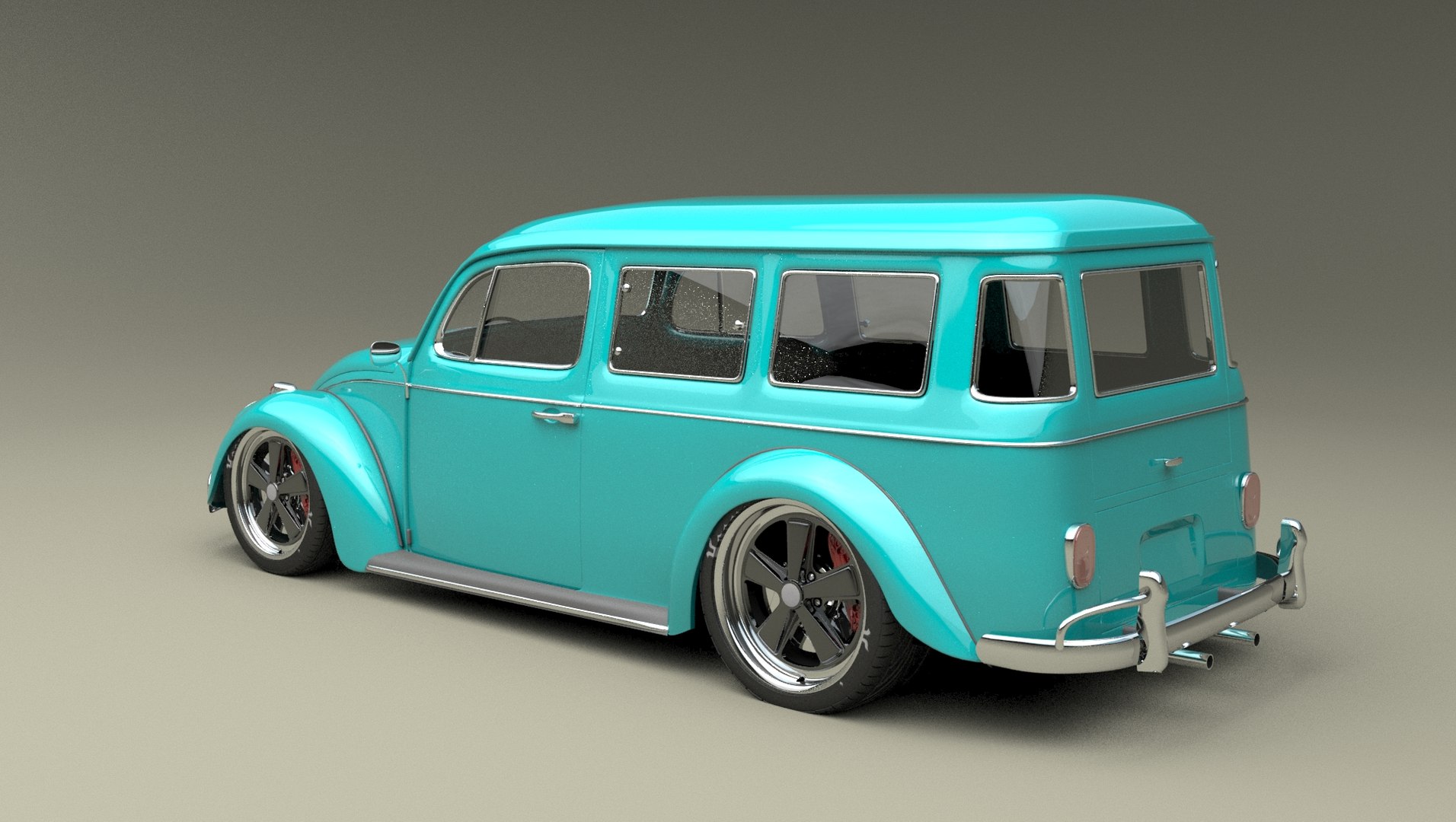 Bug Wagon Fusch 3D Model - TurboSquid 1671402