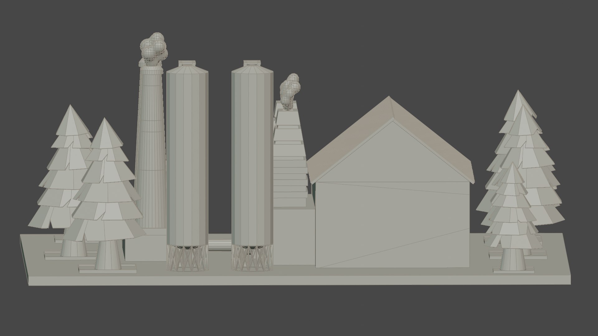 Cartoon Factory 01 Model - TurboSquid 1901002