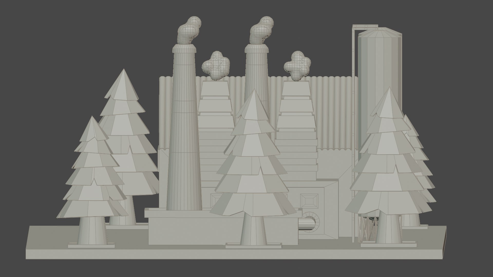 Cartoon Factory 01 Model - TurboSquid 1901002