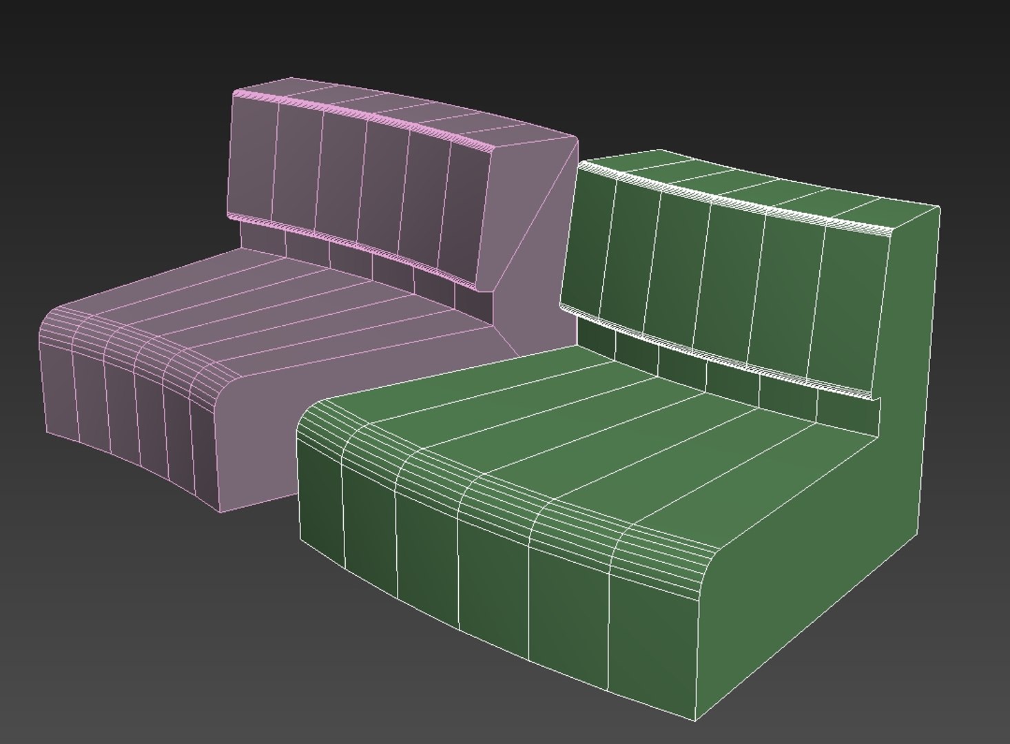 Free 3D Sofa Curved - TurboSquid 1218619