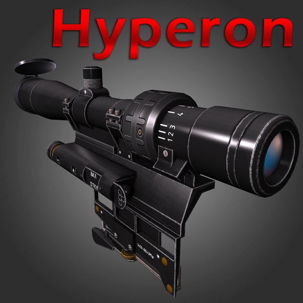 3D модель Оптический Снайперский Прицел Гиперон - TurboSquid 817219