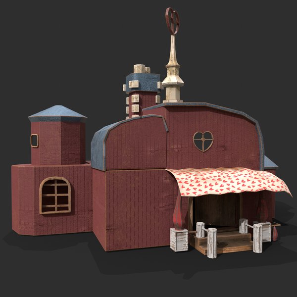 modelo 3d Game House with PBR texturing - TurboSquid 2007000