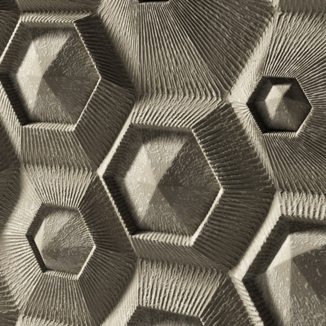 3D Panel Hxf-04 Hexagons - TurboSquid 1190528