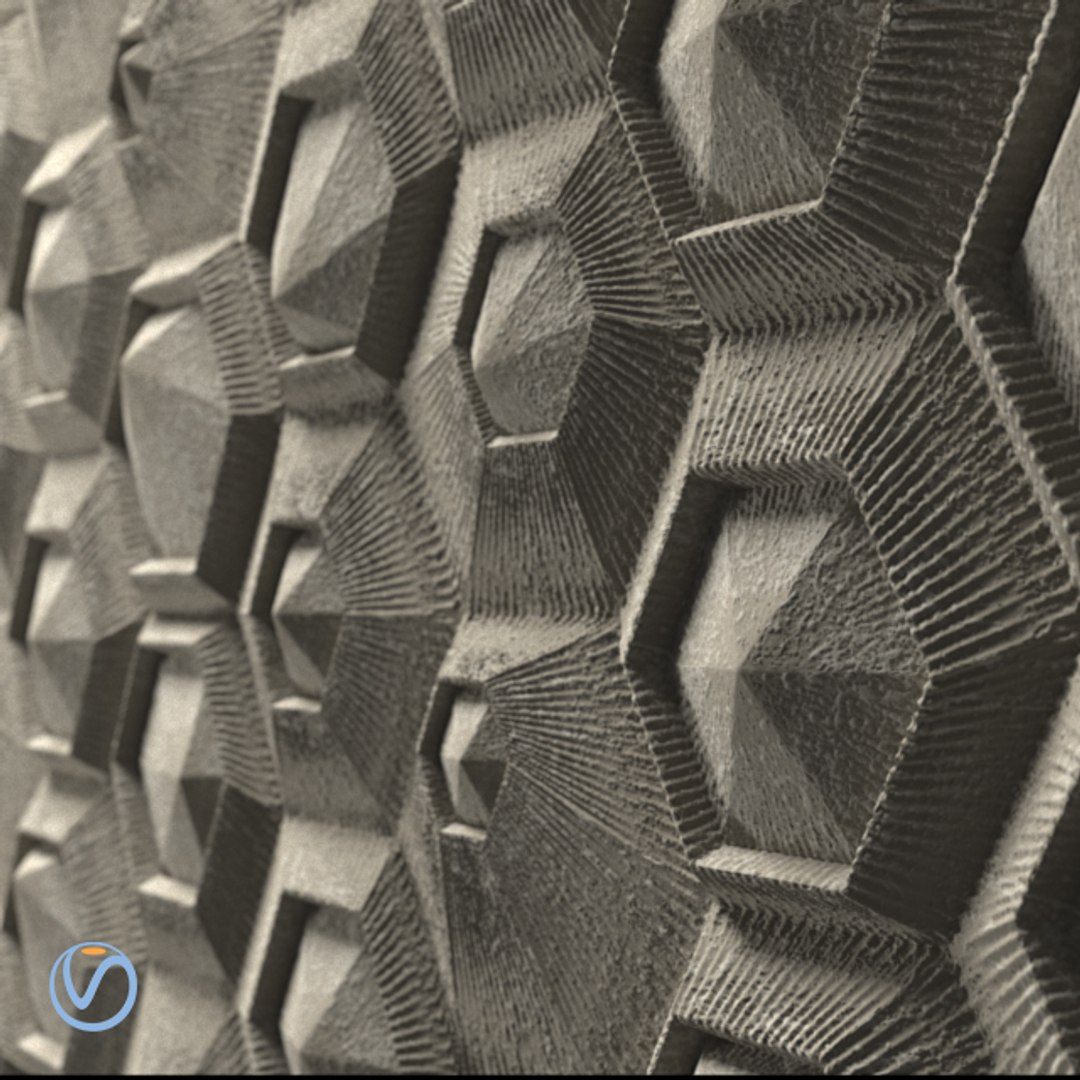 3D Panel Hxf-04 Hexagons - TurboSquid 1190528