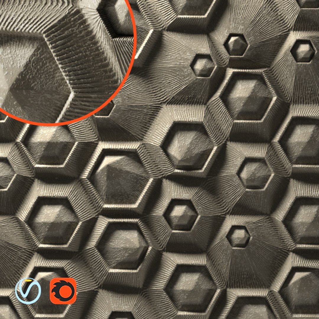 3D Panel Hxf-04 Hexagons - TurboSquid 1190528