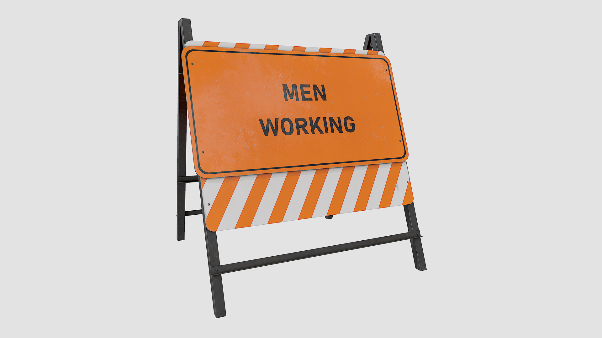 Road Sign 2 With Pbr 4K 8K 3D model - TurboSquid 1723643