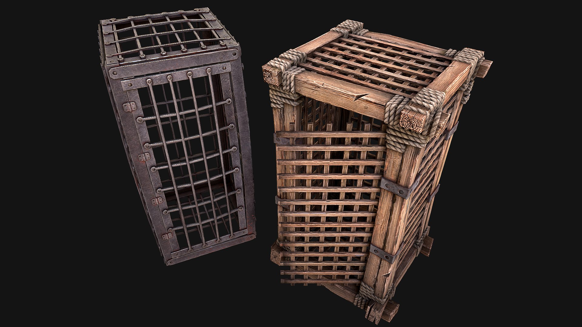 Medieval Prison Cells Model - TurboSquid 1988915