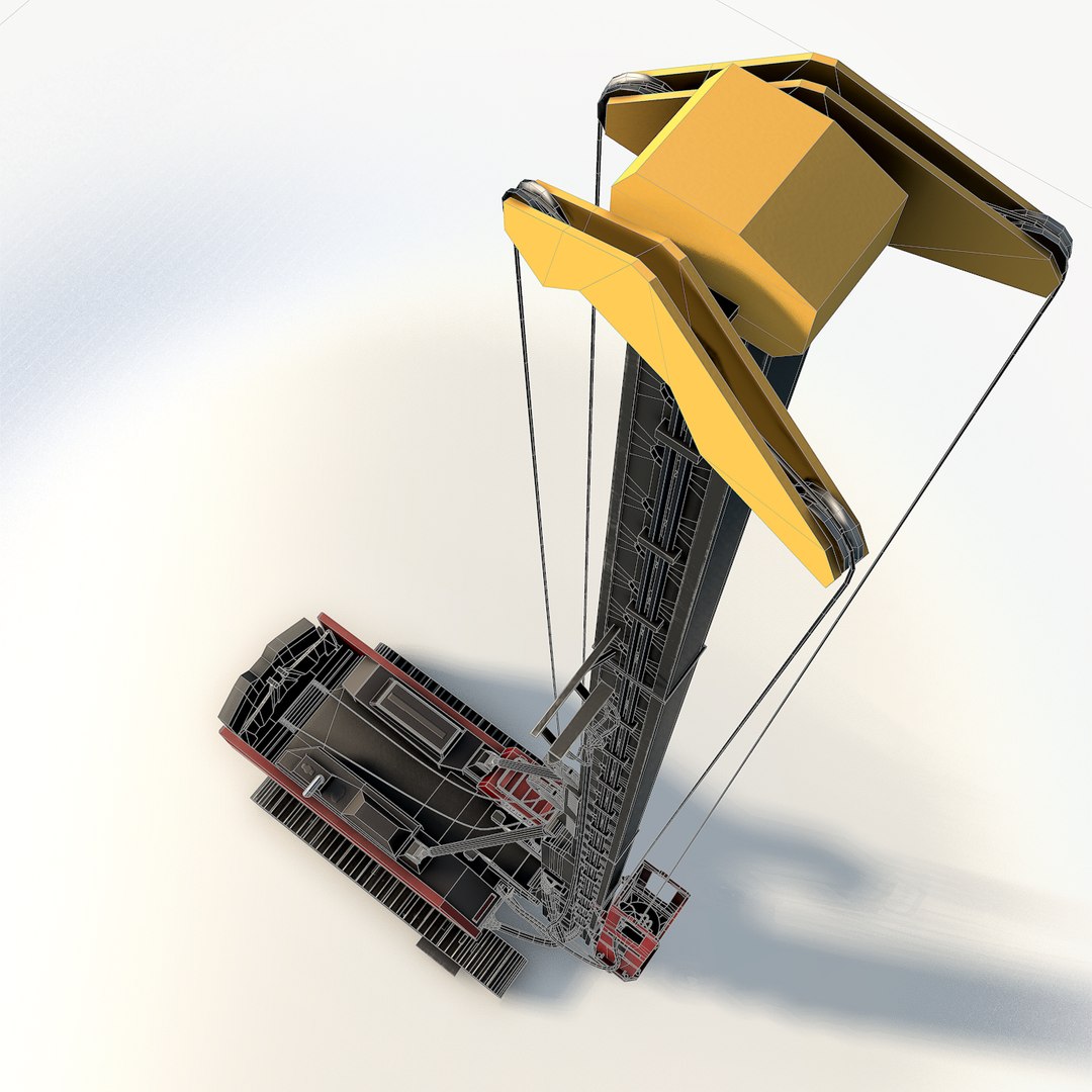 3D Rotary Drilling Rig Model - TurboSquid 1171072