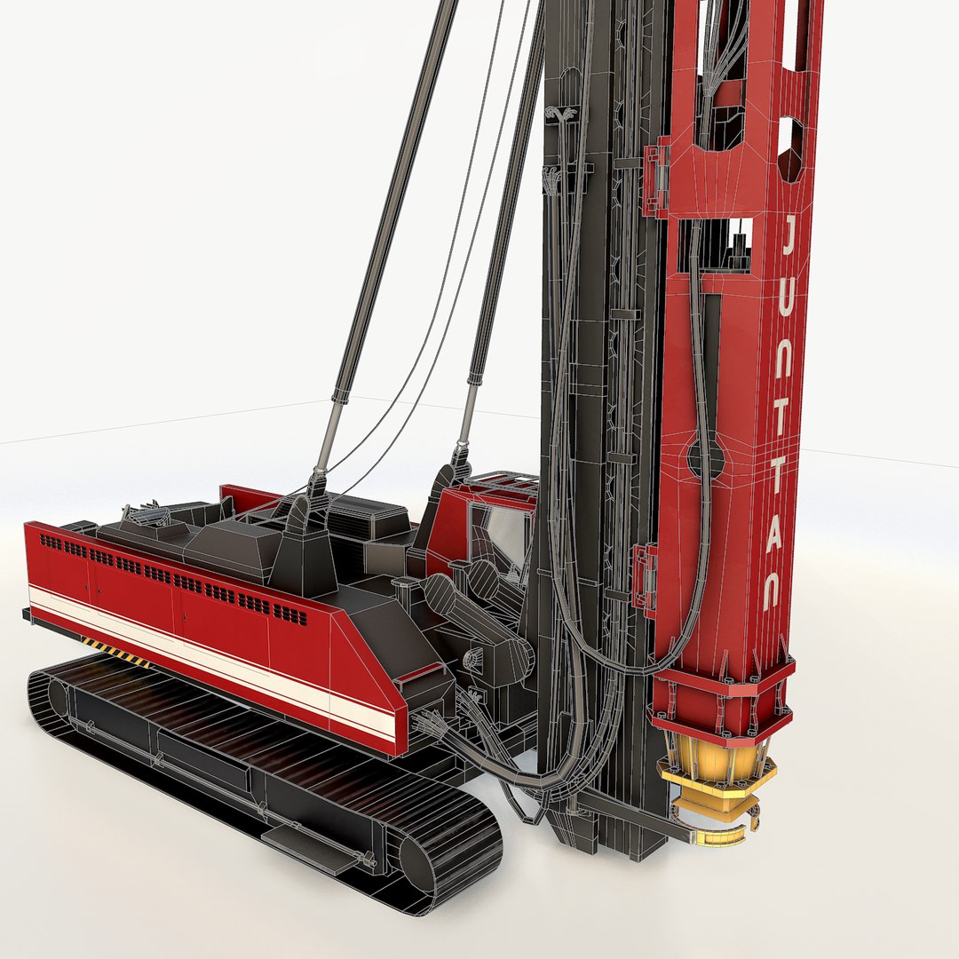 3D Rotary Drilling Rig Model - TurboSquid 1171072
