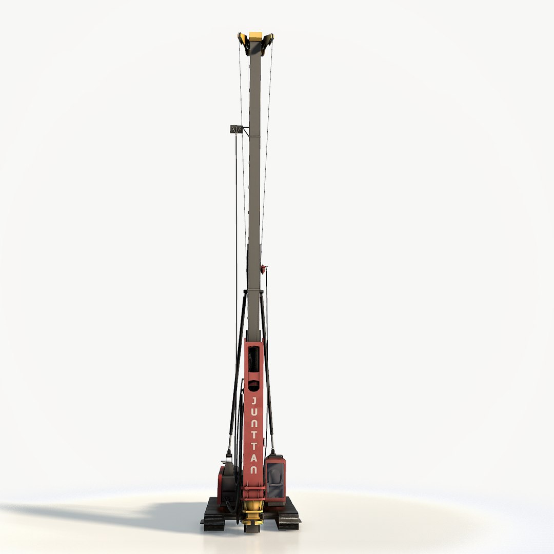 3D Rotary Drilling Rig Model - TurboSquid 1171072