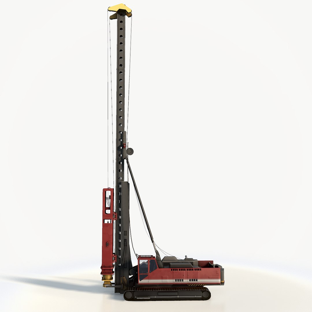 3D Rotary Drilling Rig Model - TurboSquid 1171072