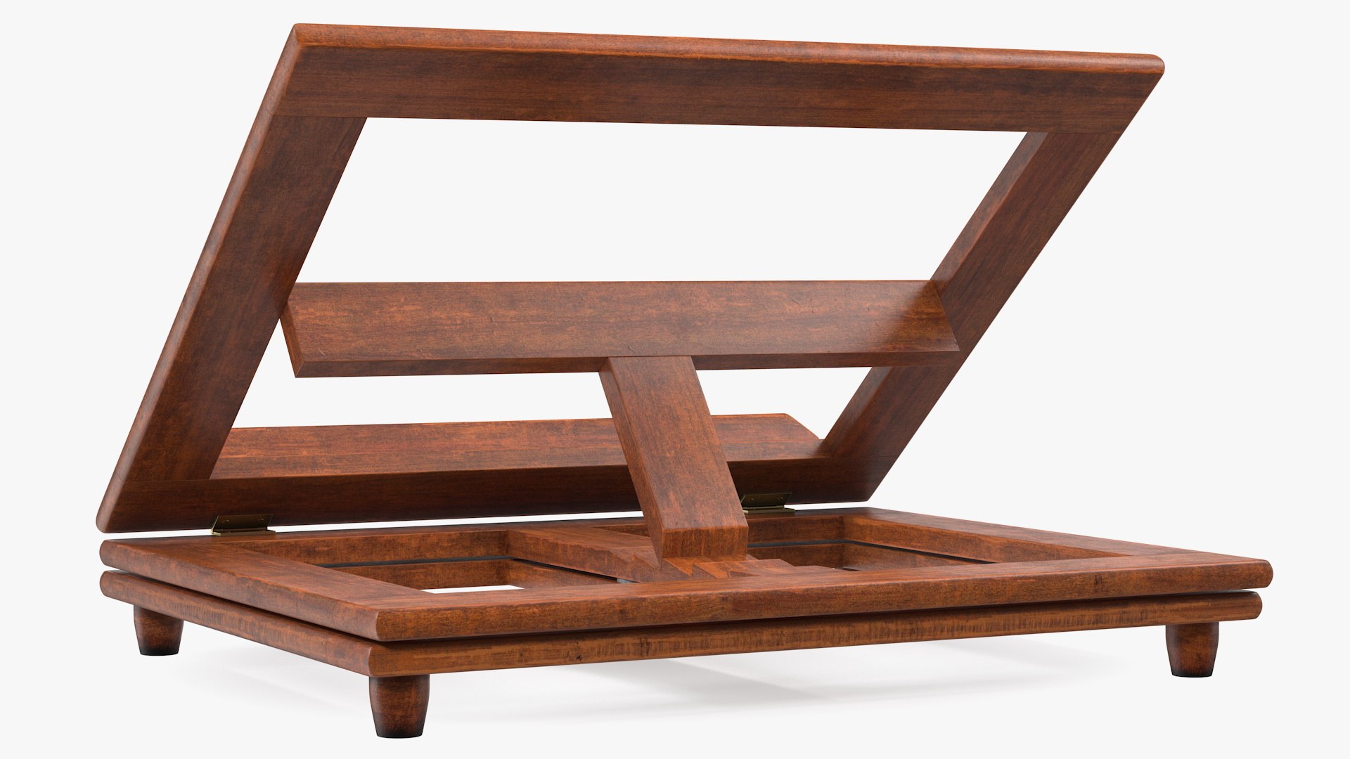 3D folding wooden book stand - TurboSquid 1656959