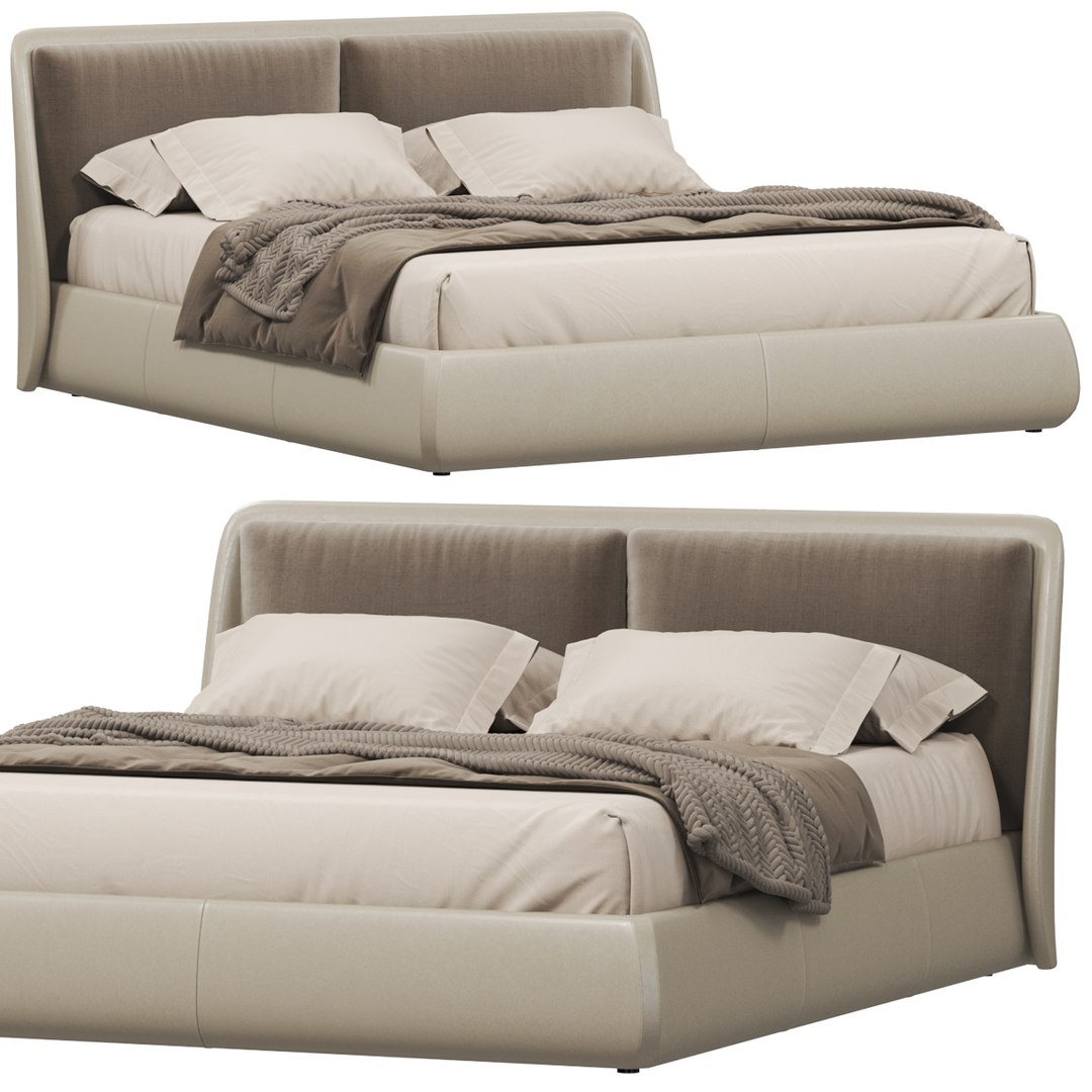 Ditre Italia Bend Bed 3D - TurboSquid 1543669