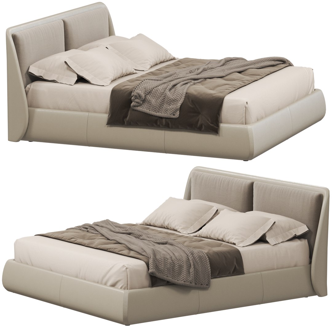 Ditre Italia Bend Bed 3D - TurboSquid 1543669