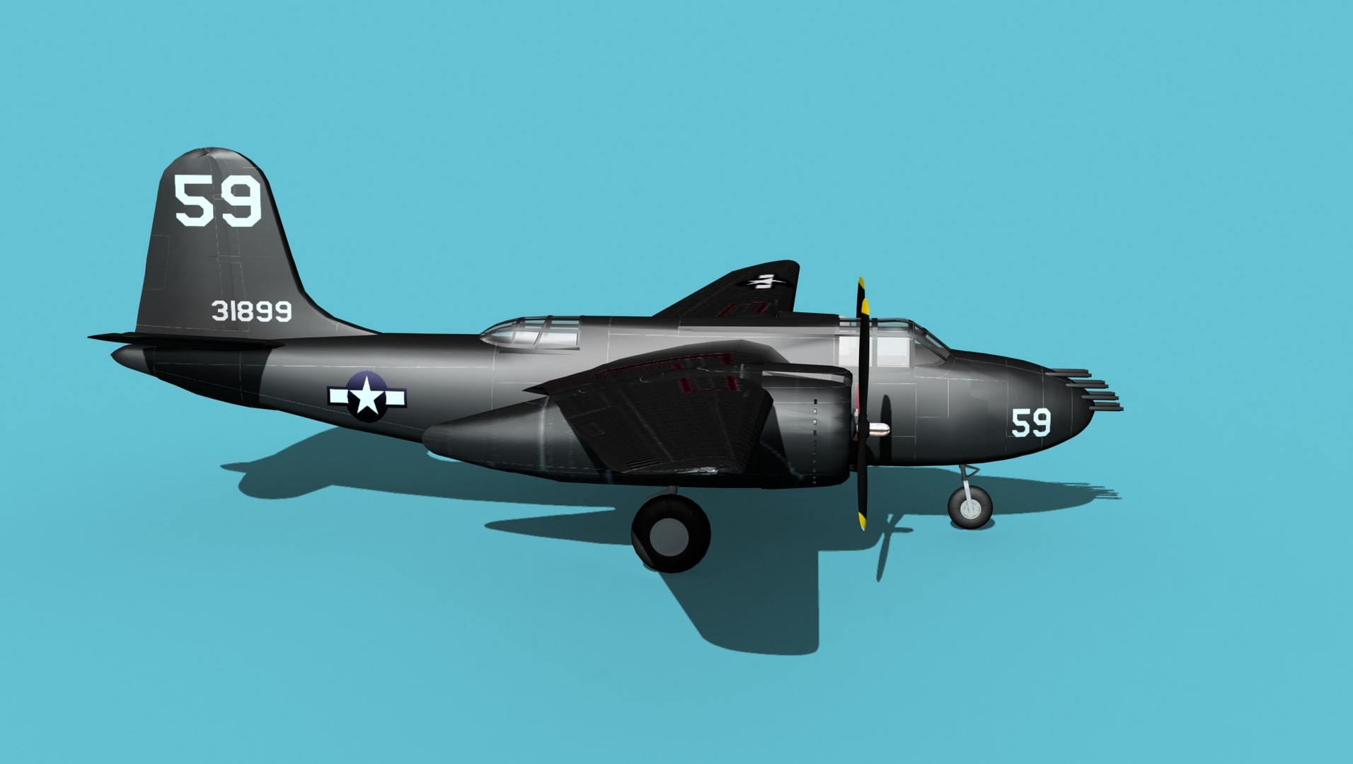 Douglas P70 Night Hawk V02 3D - TurboSquid 1917773