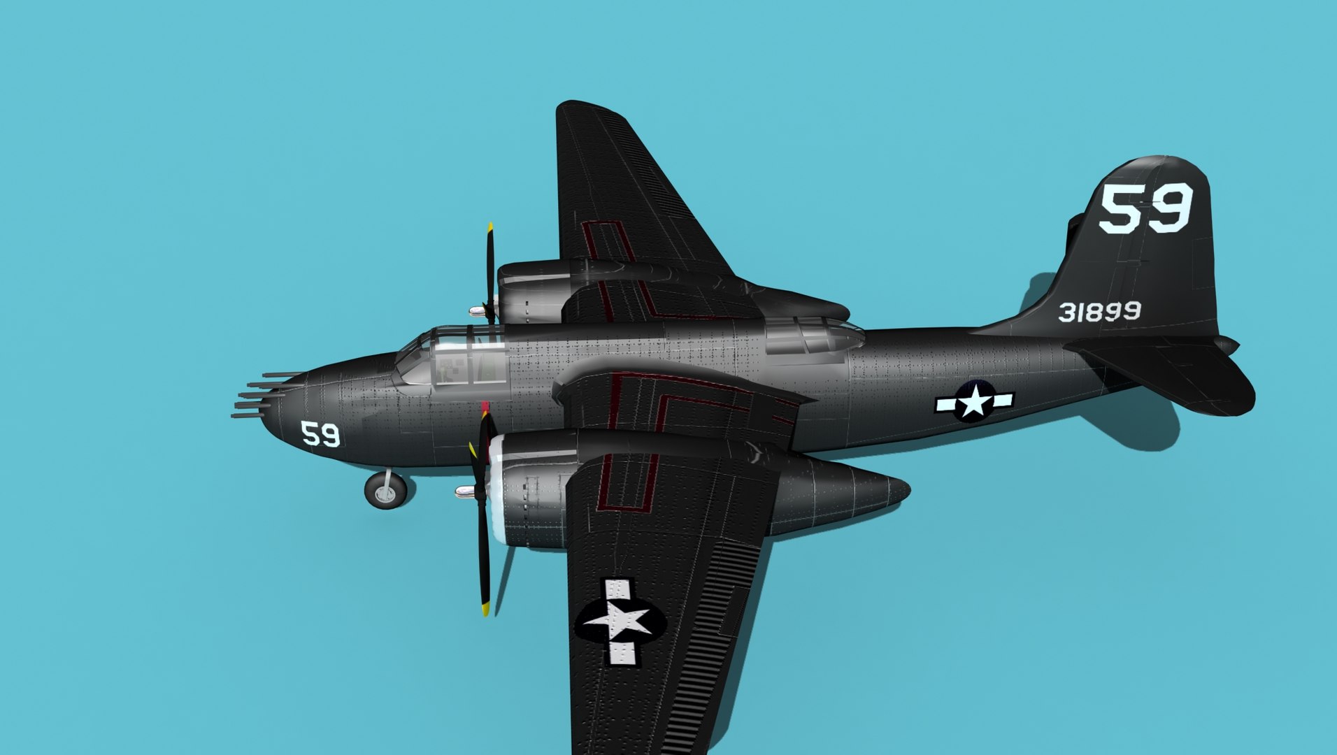 Douglas P70 Night Hawk V02 3D - TurboSquid 1917773