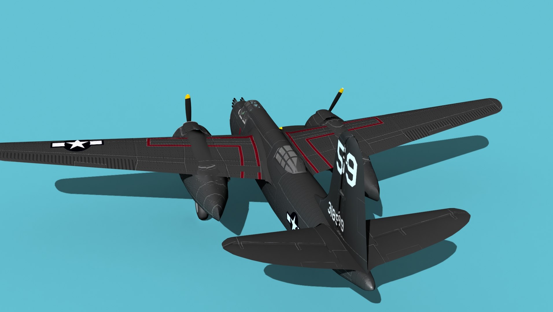Douglas P70 Night Hawk V02 3D - TurboSquid 1917773