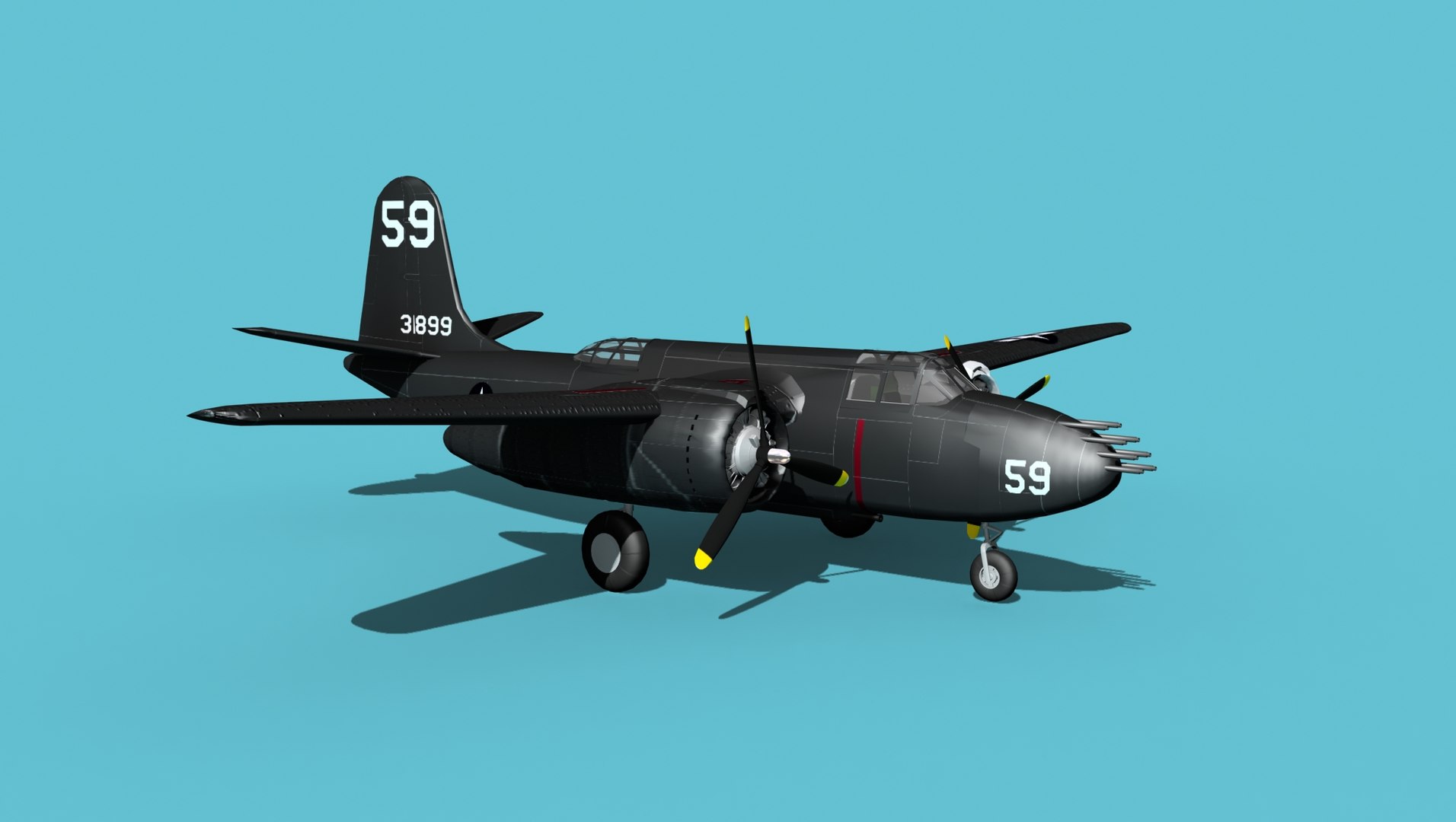 Douglas P70 Night Hawk V02 3D - TurboSquid 1917773