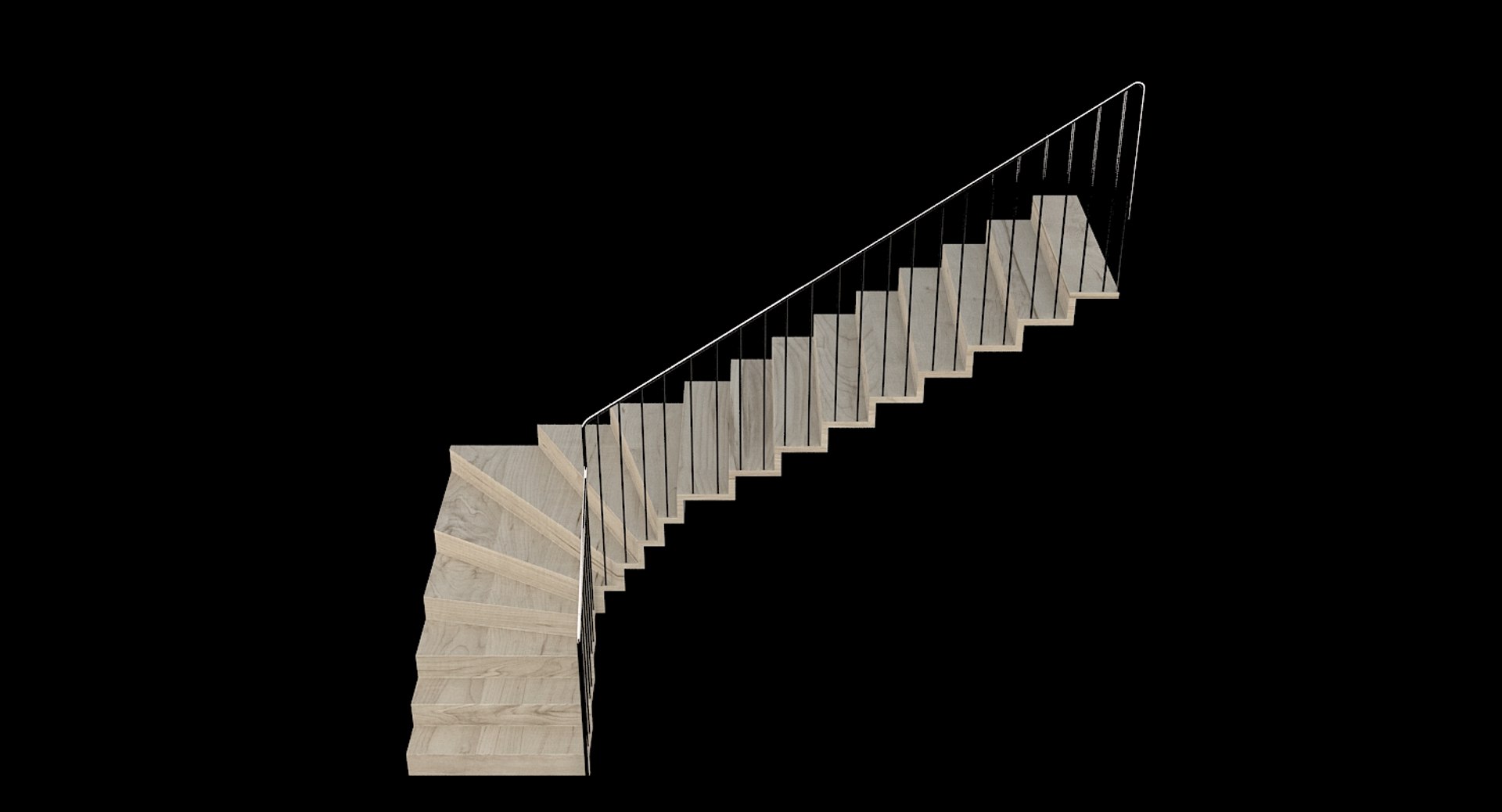 Realistic Stairs 3D - TurboSquid 1414144