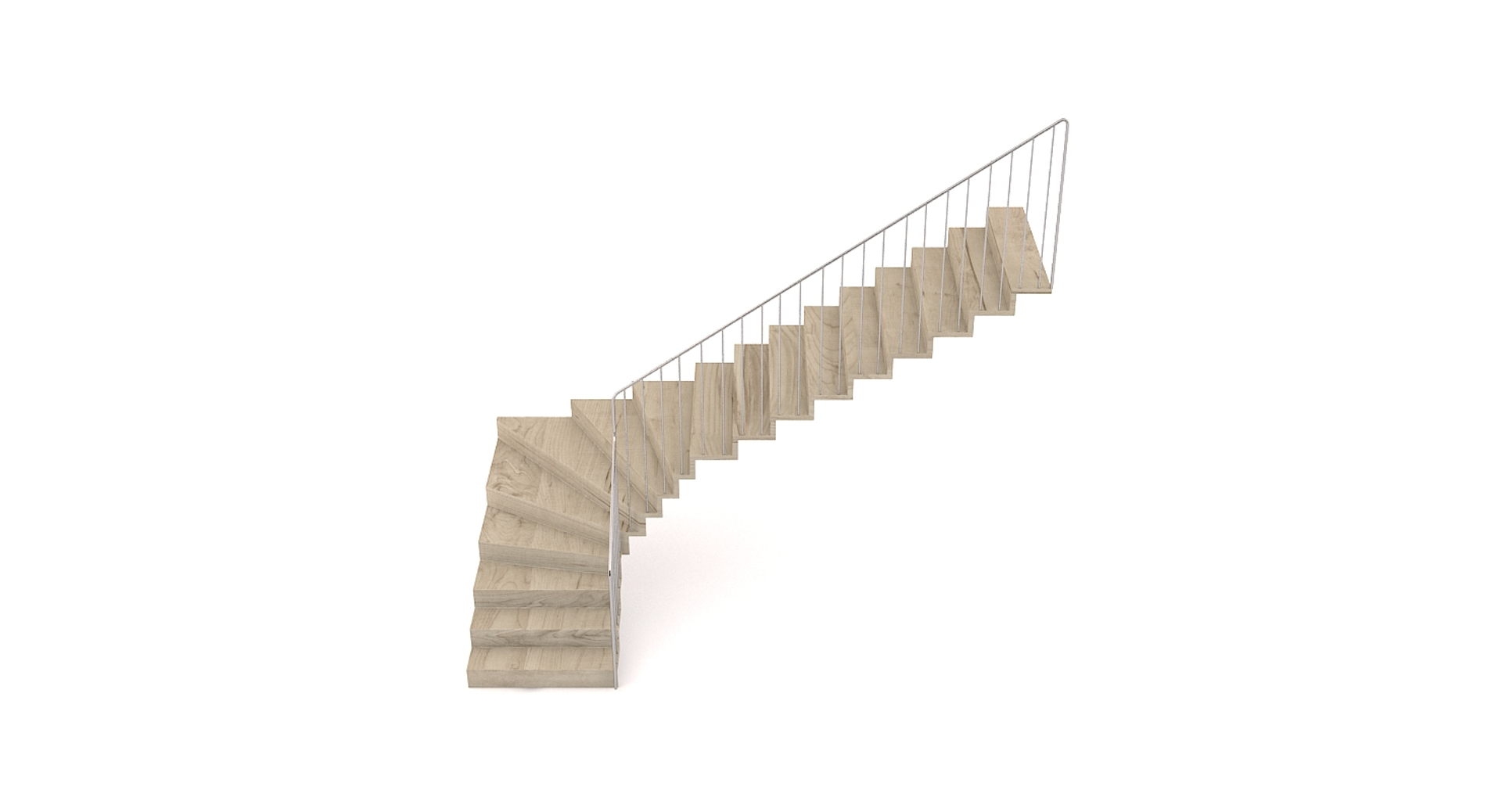 Realistic Stairs 3D - TurboSquid 1414144