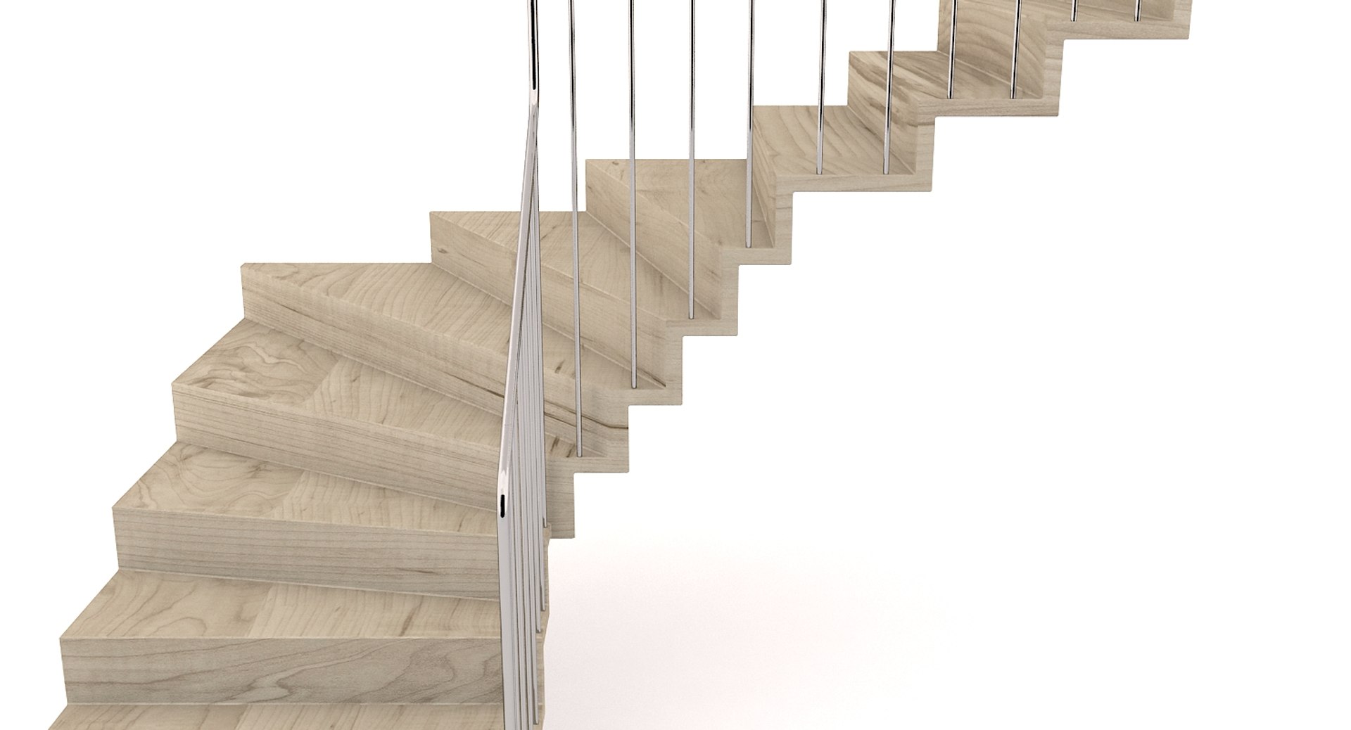Realistic Stairs 3D - TurboSquid 1414144
