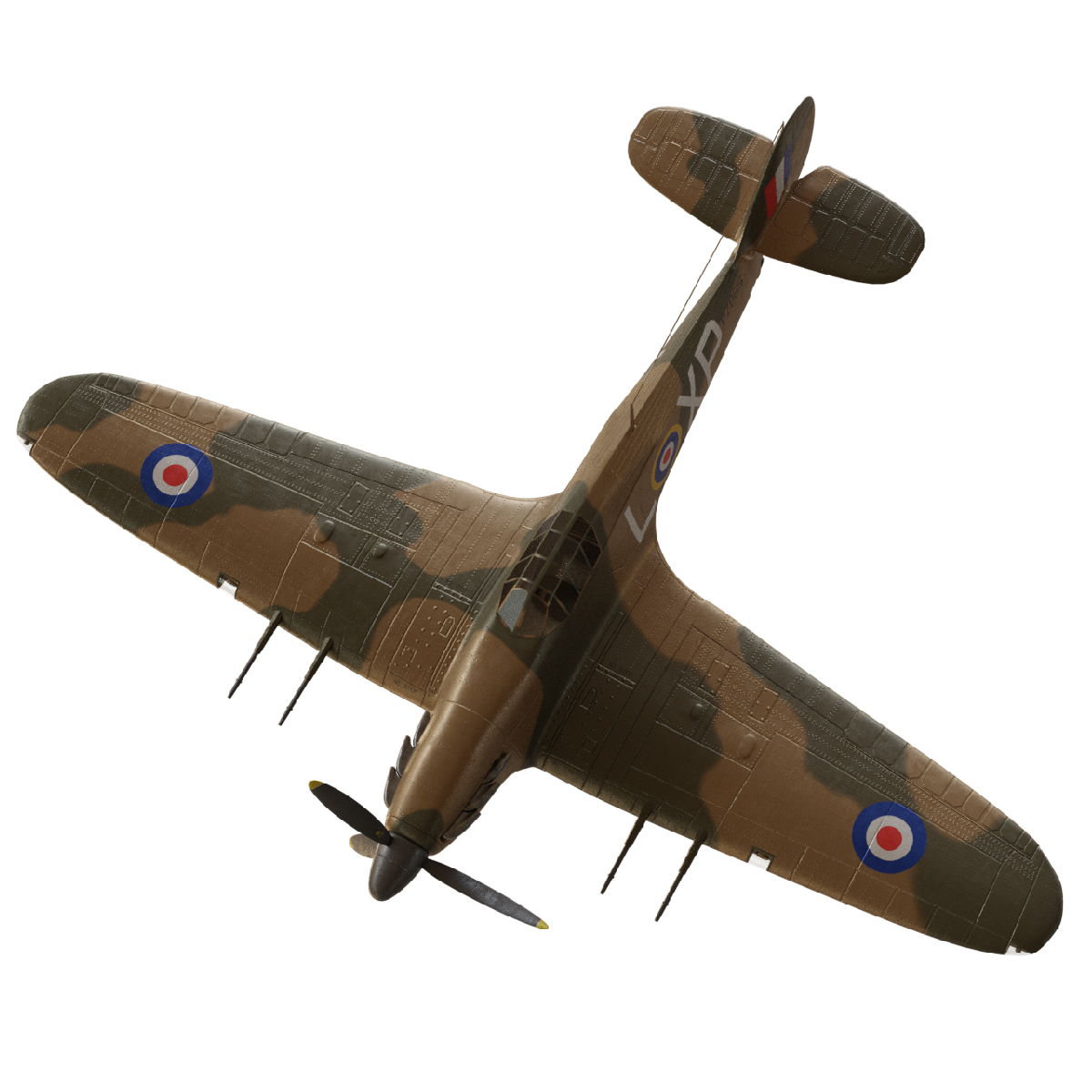 Hawker hurricane mk ii model - TurboSquid 1812443