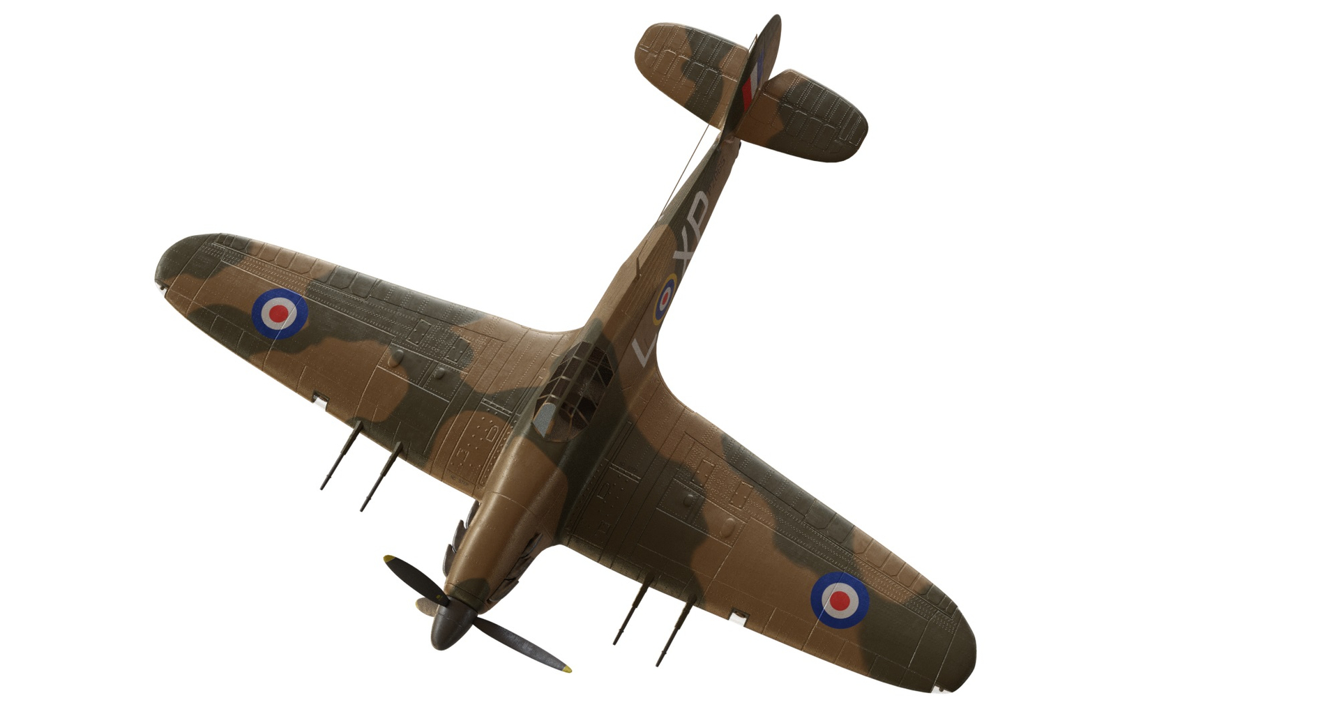 Hawker hurricane mk ii model - TurboSquid 1812443