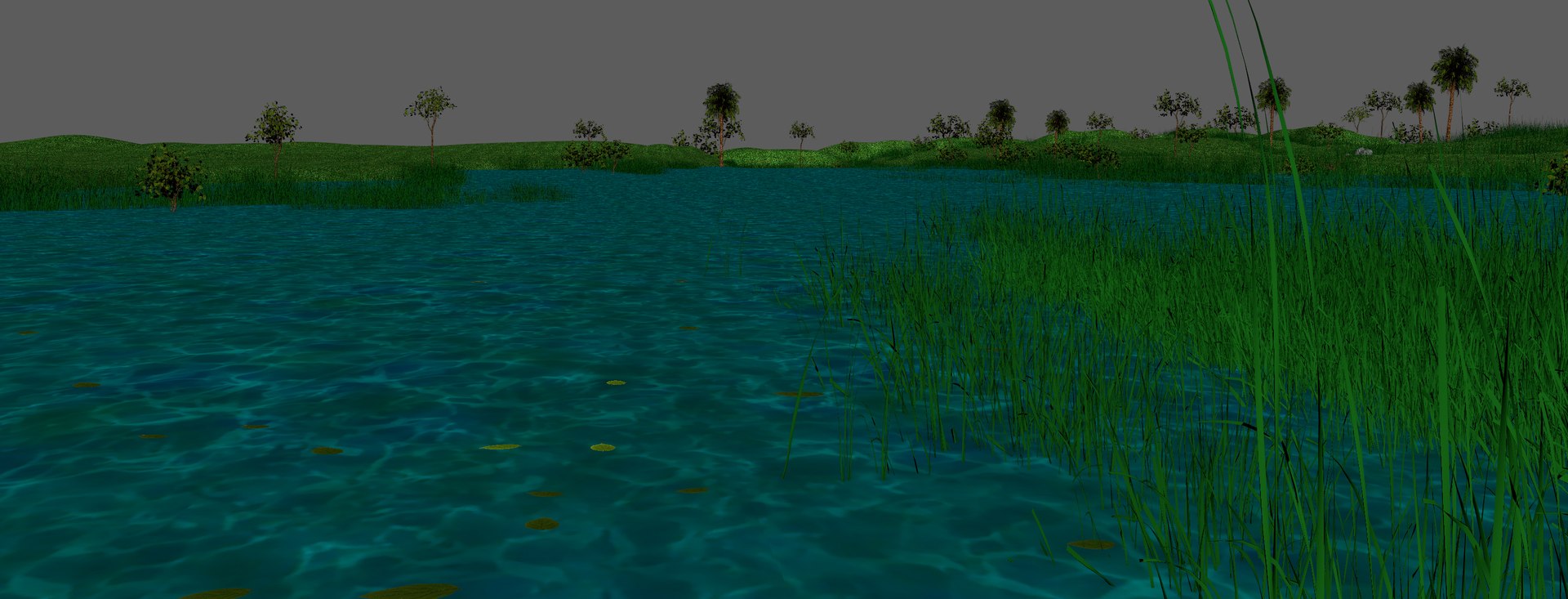 3D wetlands sunset florida s - TurboSquid 1296538