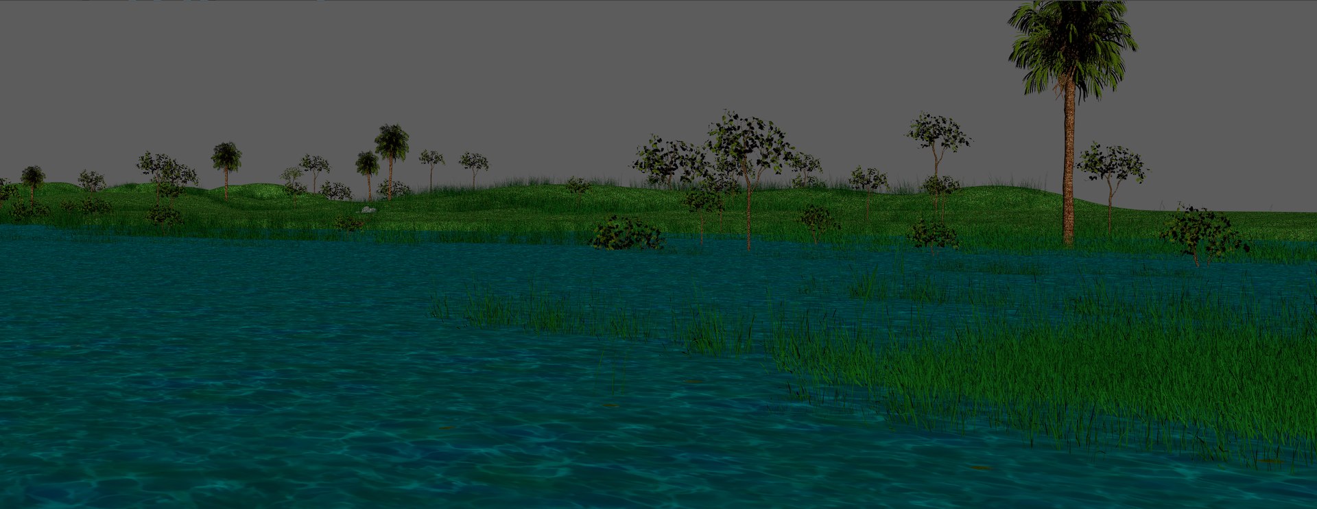 3D wetlands sunset florida s - TurboSquid 1296538