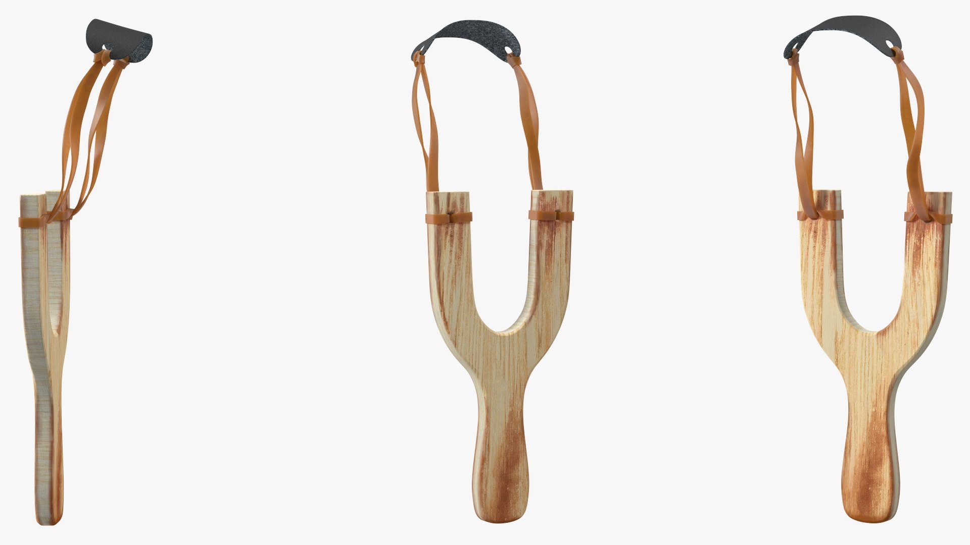 3D Catapult Slingshot Bright Wood Model - TurboSquid 2028921