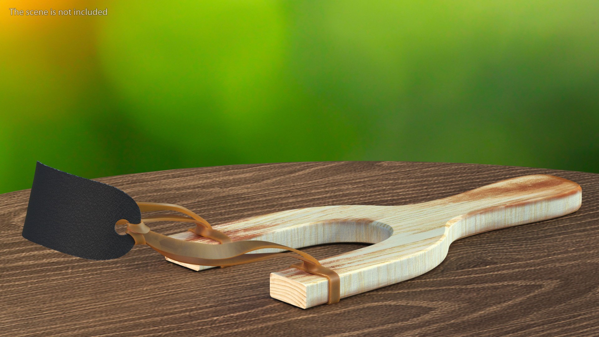 3D Catapult Slingshot Bright Wood Model - TurboSquid 2028921