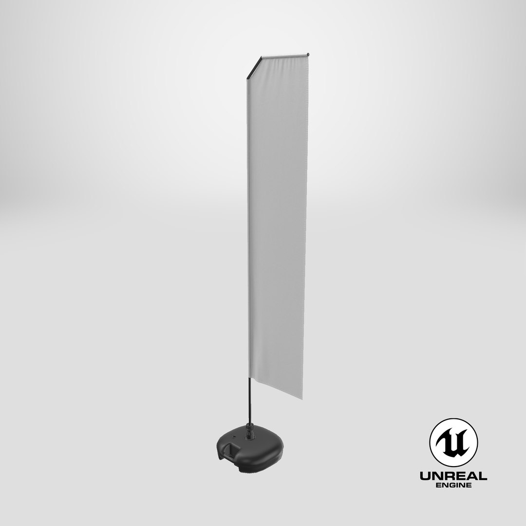 3D Banner 04v Base 04v PBR - TurboSquid 2194577