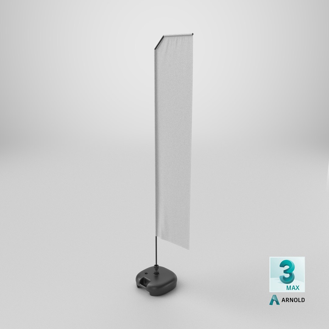 3D Banner 04v Base 04v PBR - TurboSquid 2194577