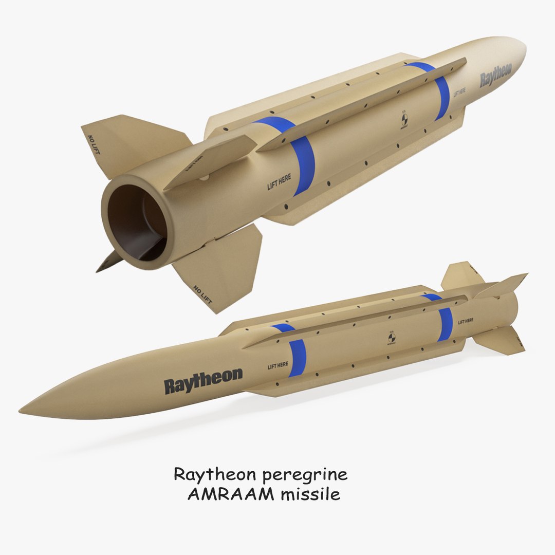 Raytheon Peregrine AMRAAM Missile 3D Model - TurboSquid 2250999